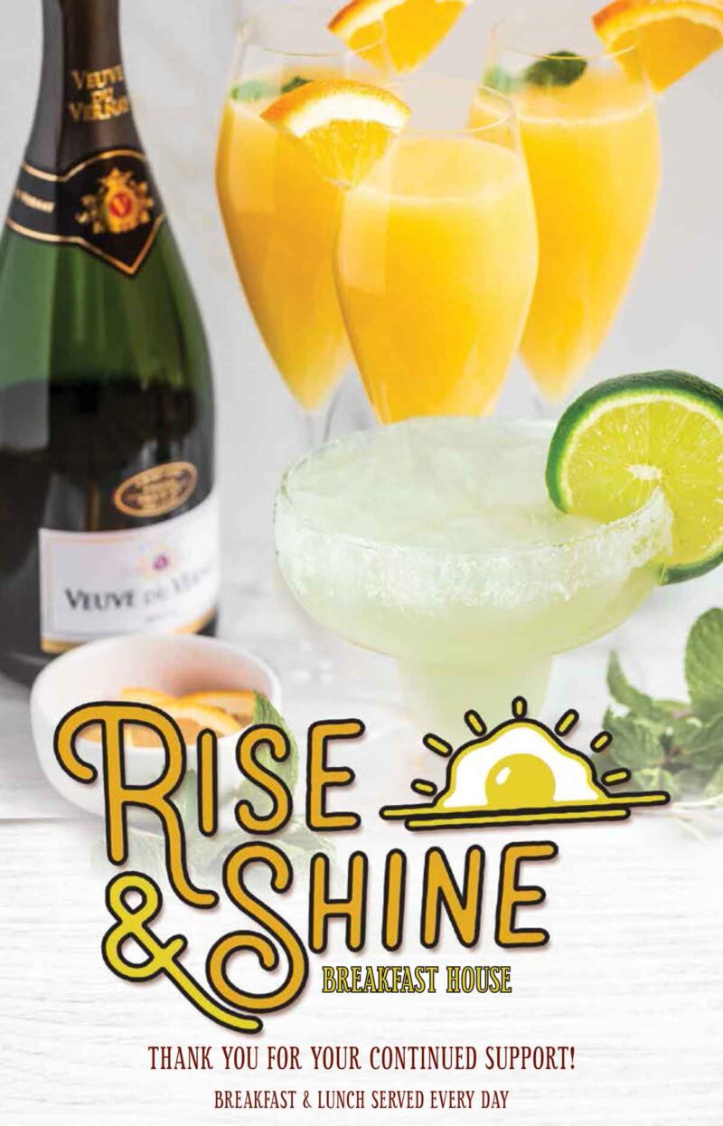 Our Menu – Rise & Shine Breakfast House