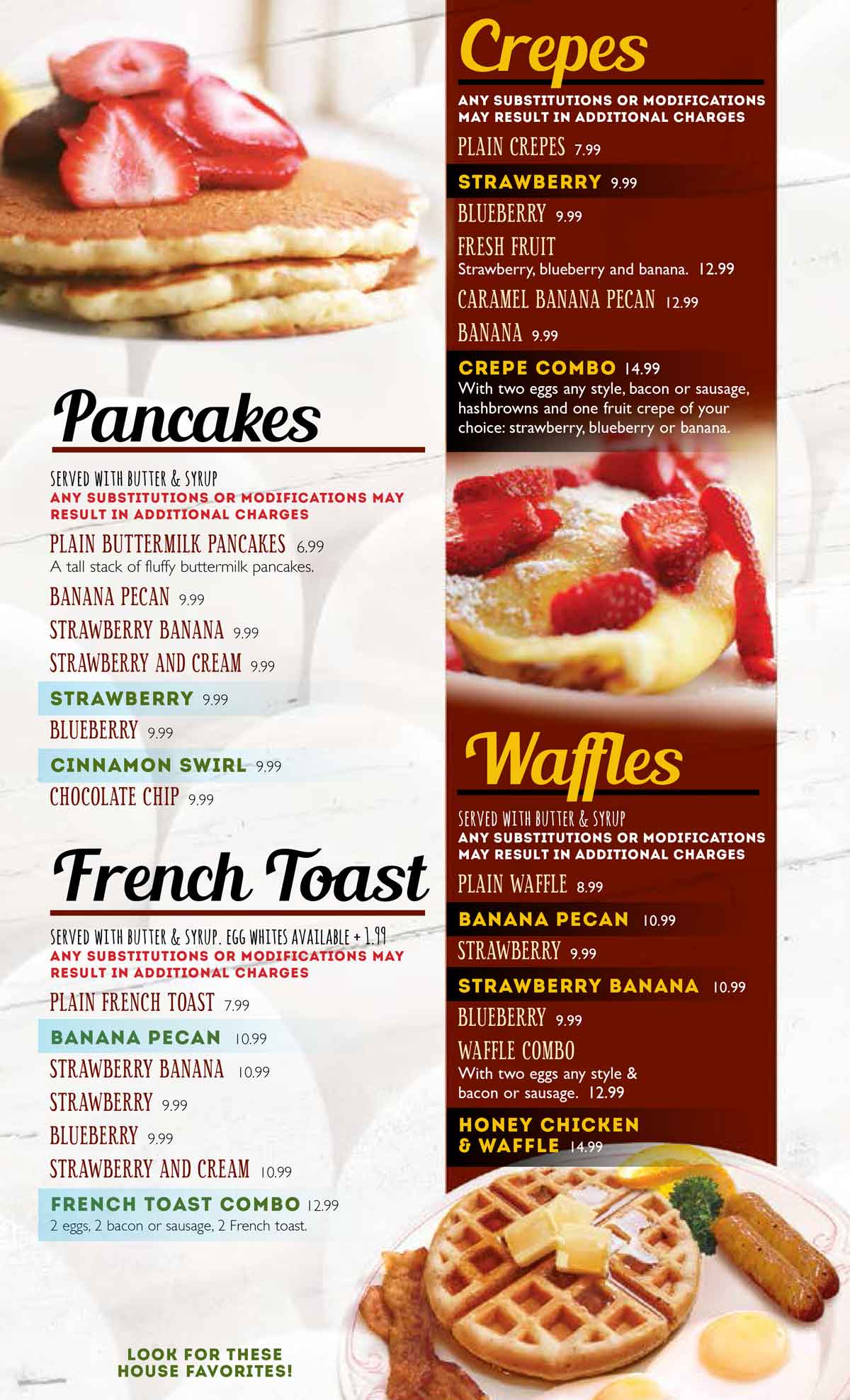 Our Menu – Rise & Shine Breakfast House