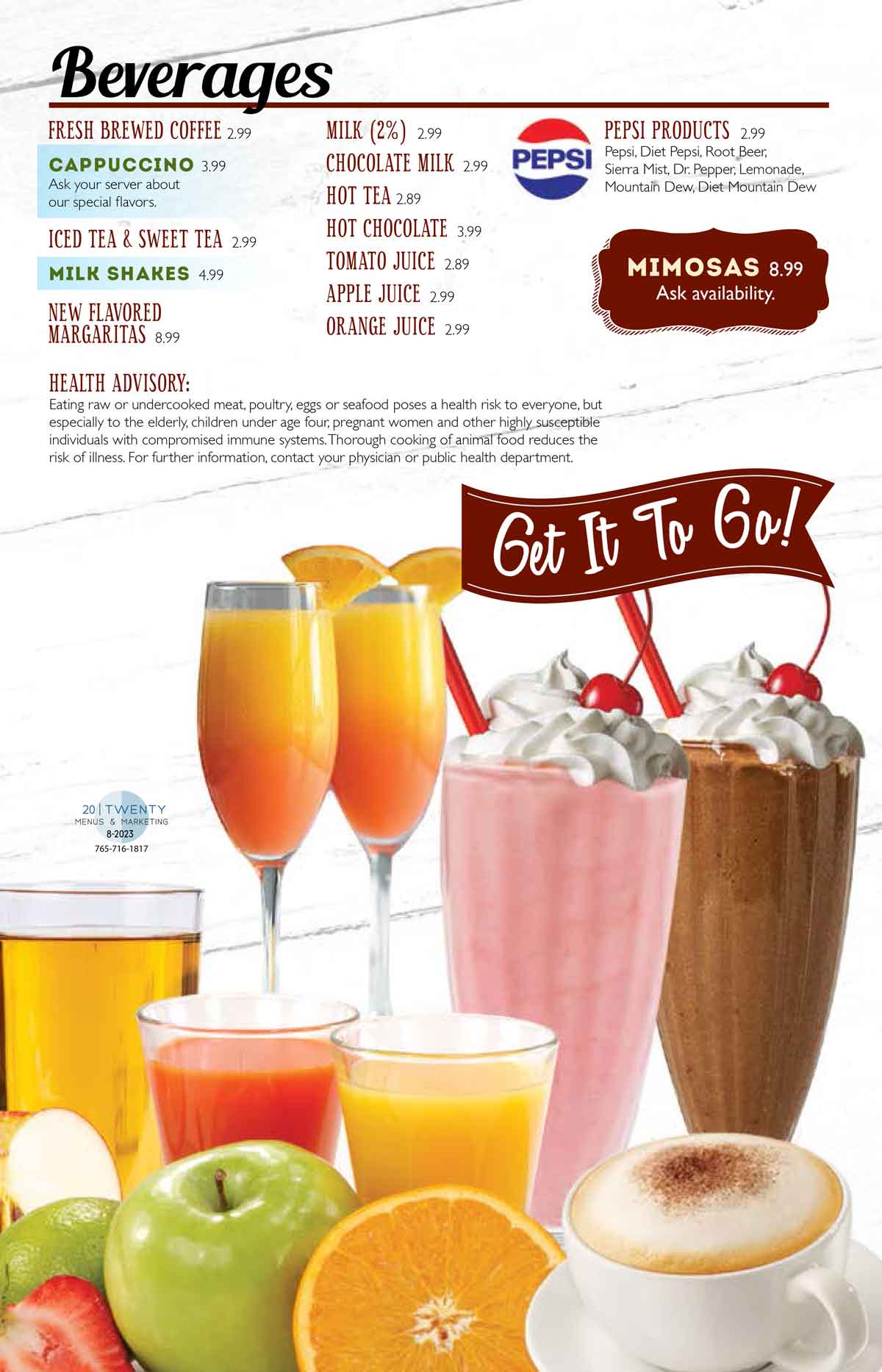 Our Menu – Rise & Shine Breakfast House